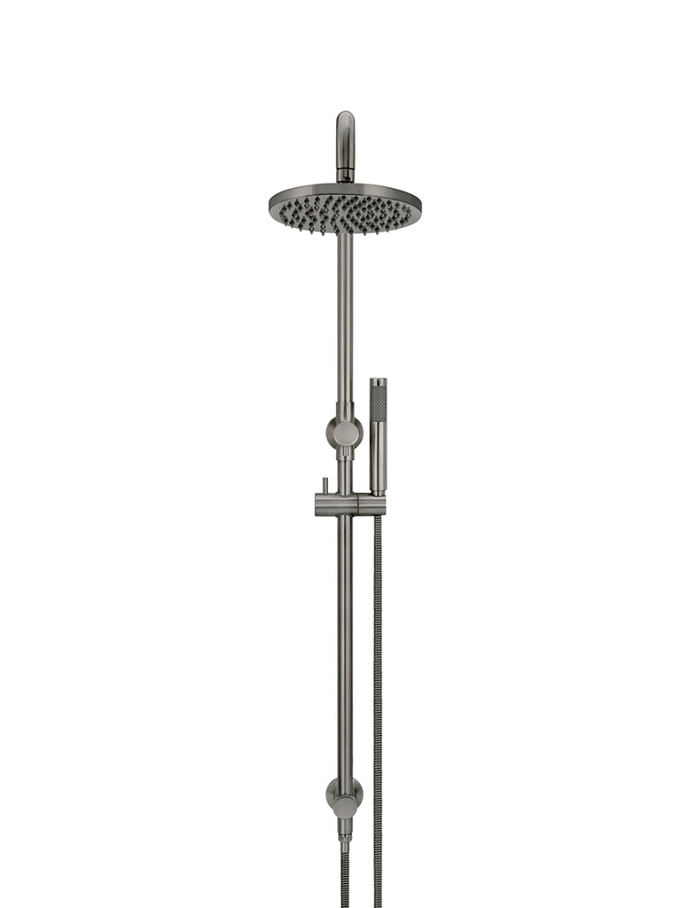 Round Combination Shower Rail, 200mm Head, Single Function Hand Shower ...